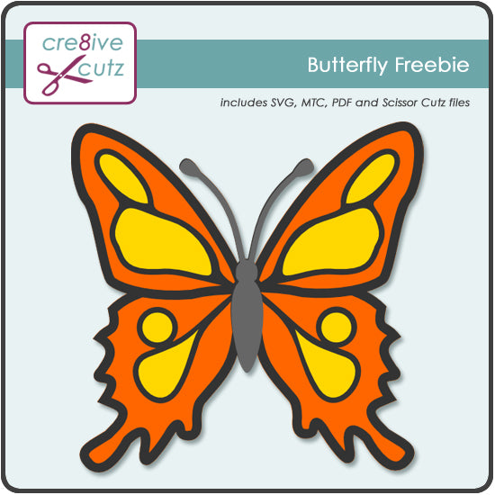 Free Butterfly SVG Cutting File – Cre8ive Cutz