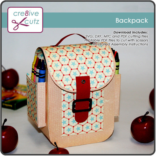 Backpack - 3D Paper Craft Project – Cre8ive Cutz