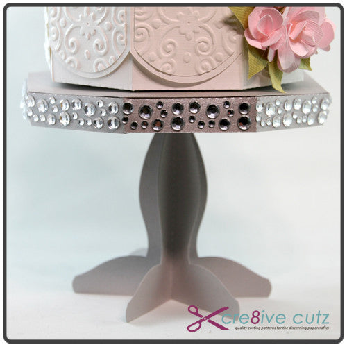 Tiered Wedding Cake & Cake Stand 3D SVG Project – Cre8ive Cutz