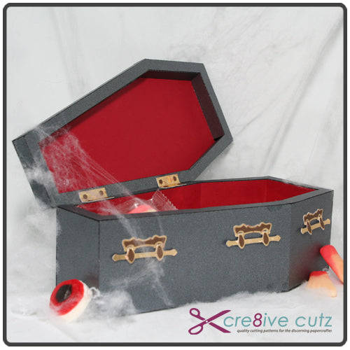 open vampire coffin